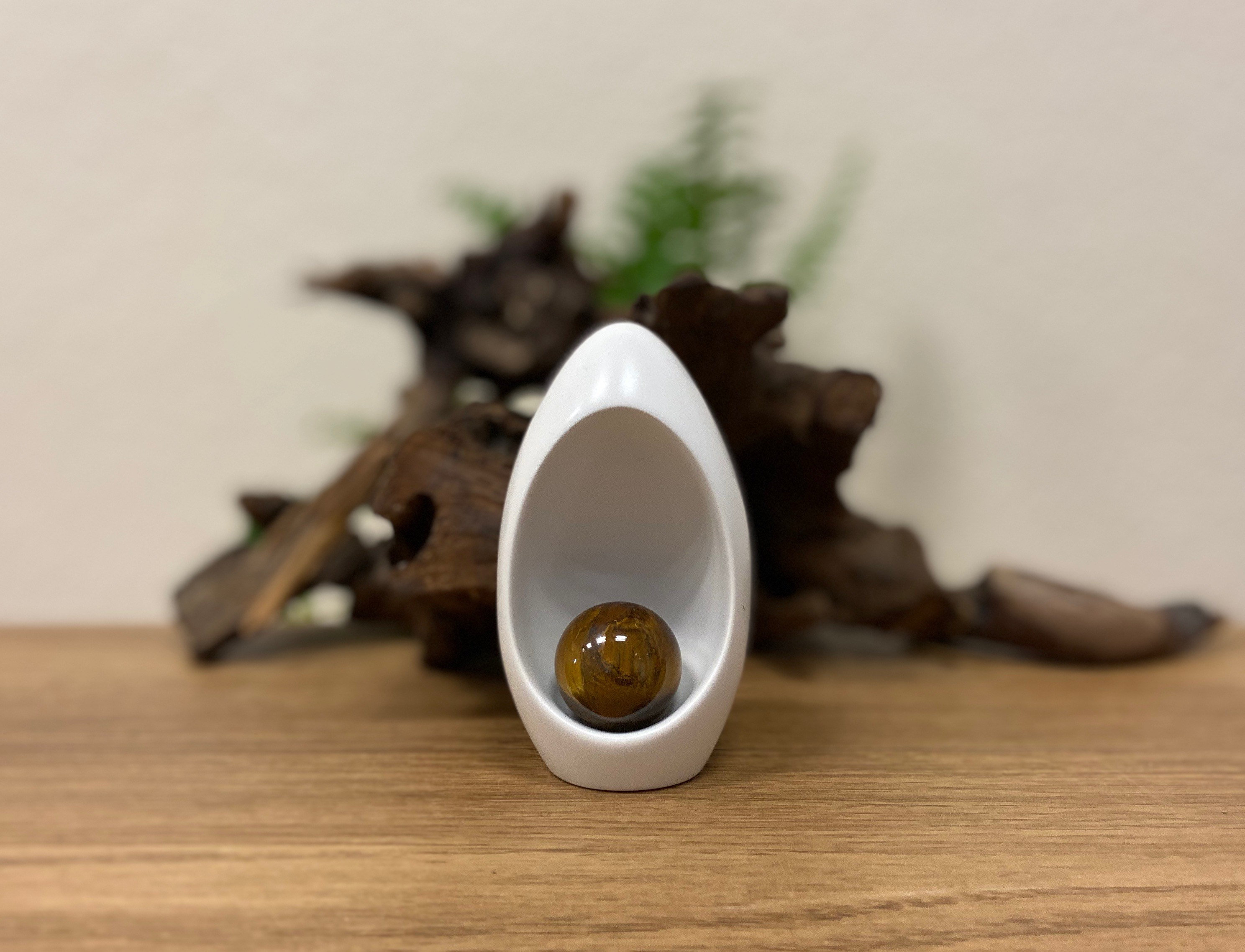 Creation Sculpture - With Gem Stone Sphere - Etsy UK