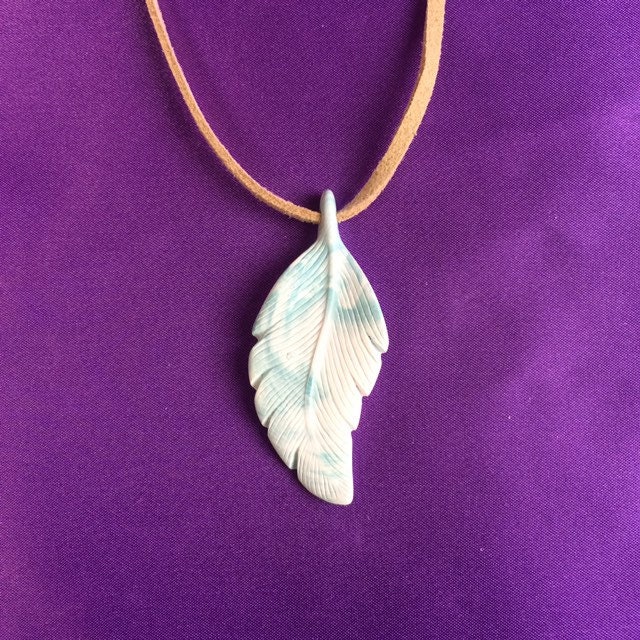 Angel Feather Pendant Necklace Healing and Meditation Tool | Etsy