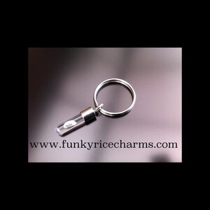 RICE CHARM KEYRING Name on Rice Personalised With Your Choice of Name ...