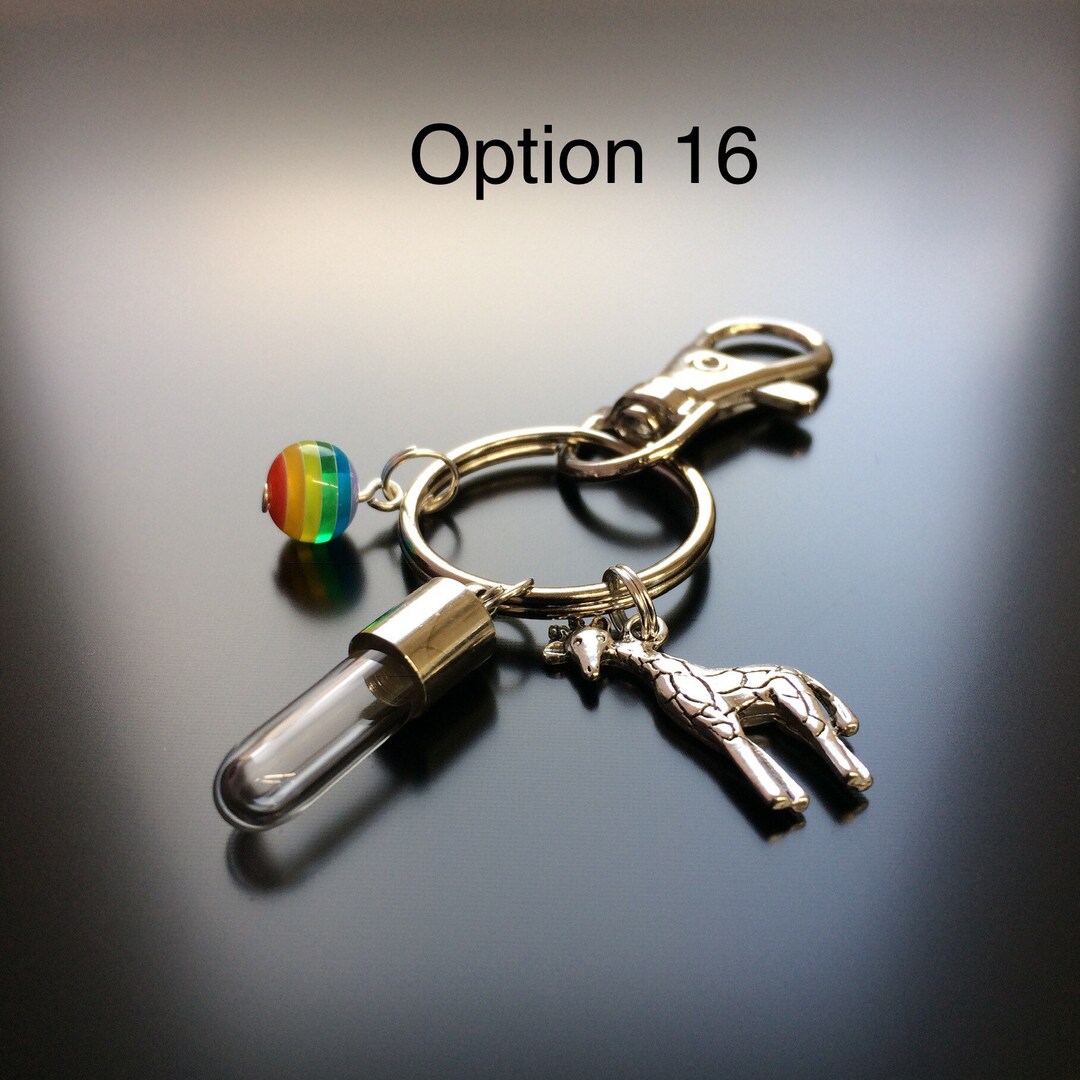 Rice Writing in a Rice Charm Keyring/ Handbag Charm - Etsy Ireland