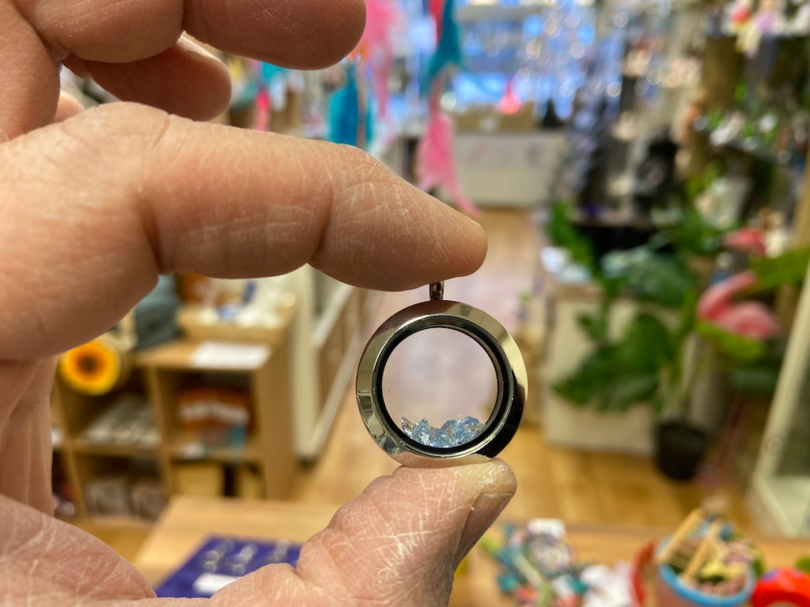 RICE CHARM Hanging Pendant Charm With a Grain of Rice | Etsy