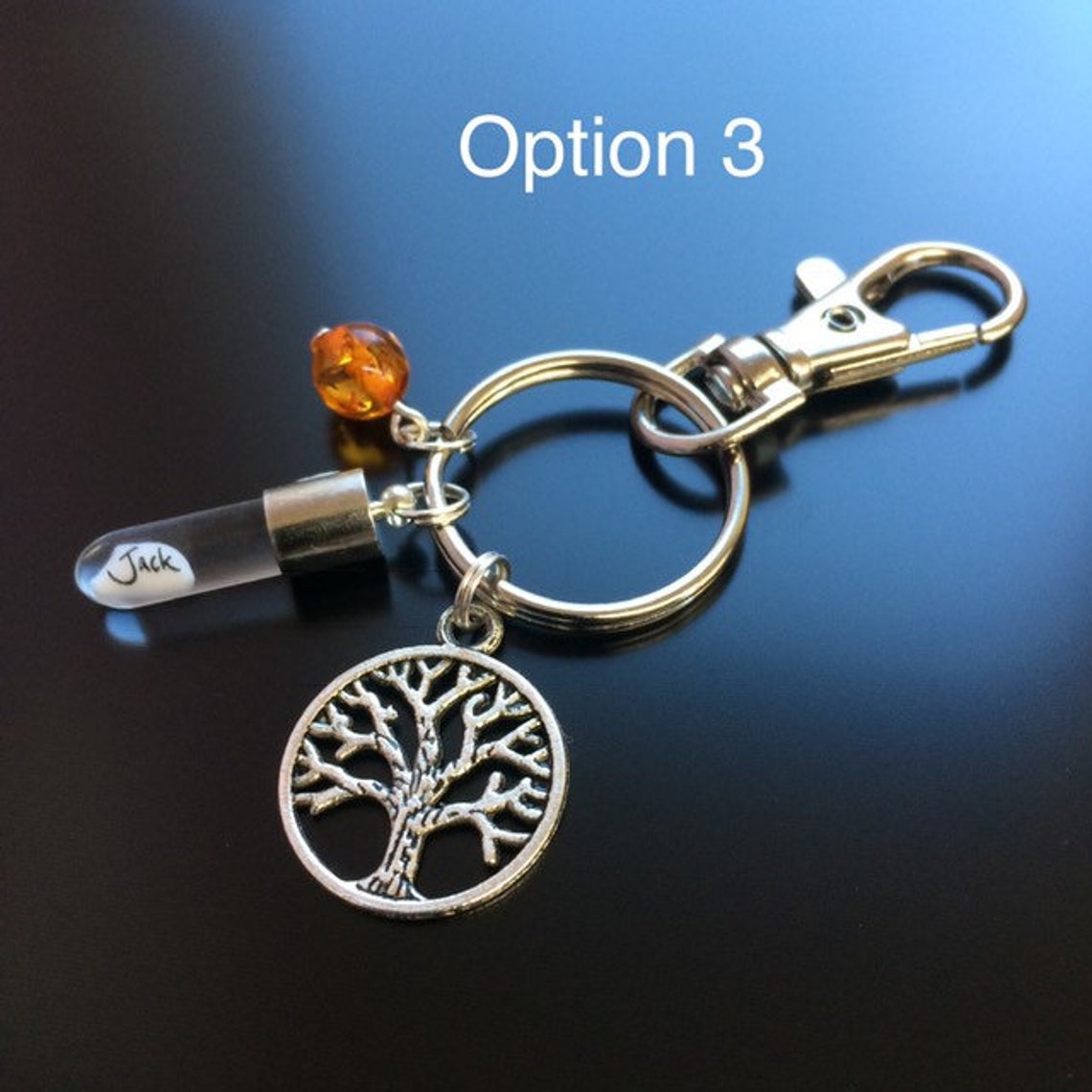 Rice Writing in a Rice Charm Keyring/ Handbag Charm - Etsy UK