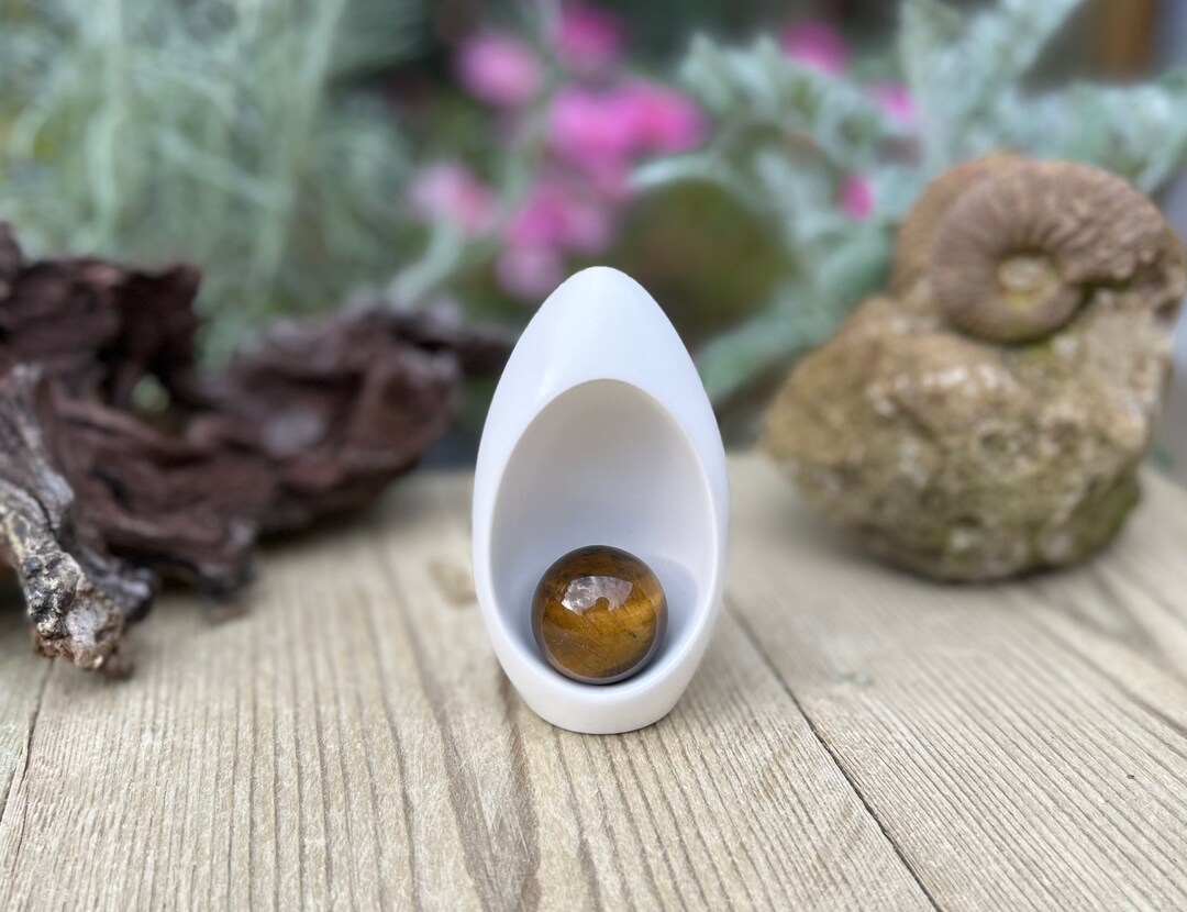 Creation Sculpture - With Gem Stone Sphere - Etsy