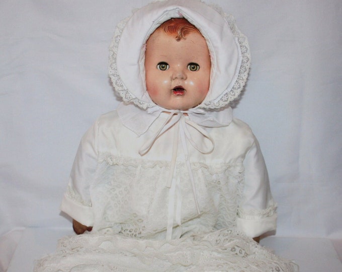 Very Large Antique Doll Composition and Cloth Made in - Etsy