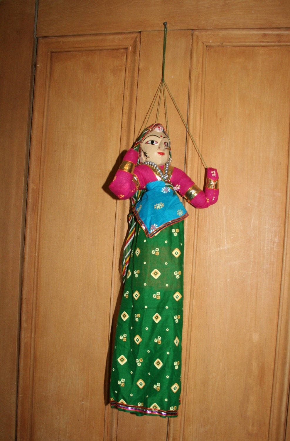 Rare Beautiful Old Wood and Metal Puppet / Memsartshop. | Etsy UK