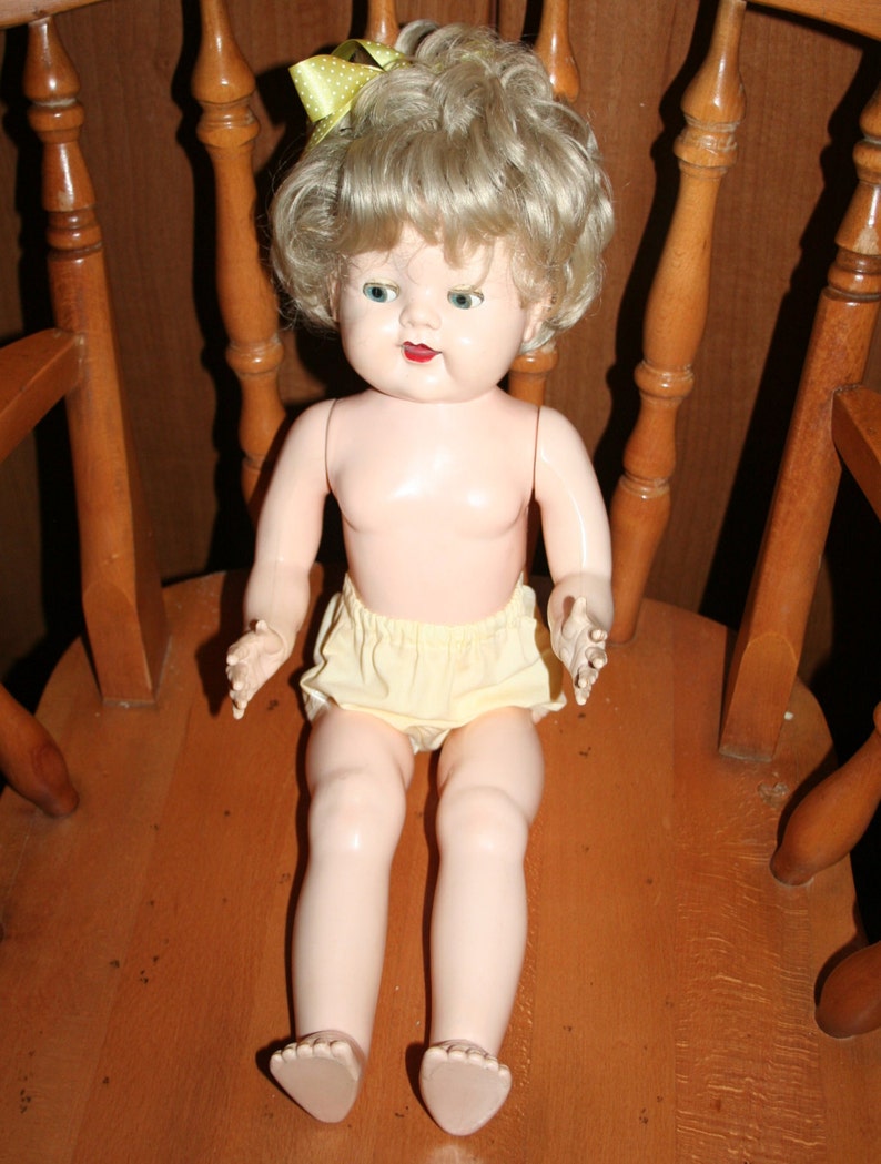 Vintage Walker Doll With Faults /memsartshop. | Etsy