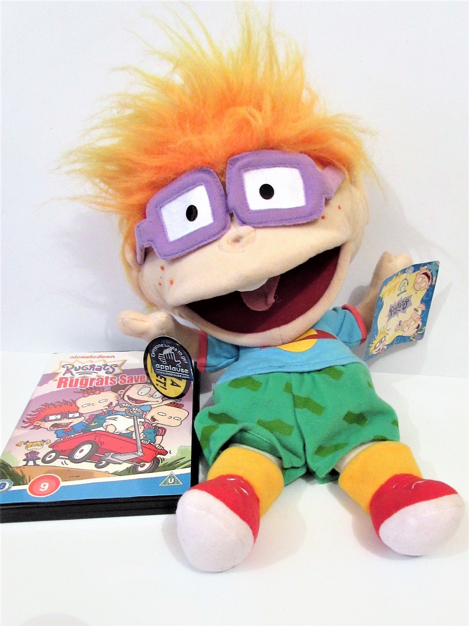 Vintage Rugrats Chuckie Puppet Plush Doll Applause 1990s | Etsy UK