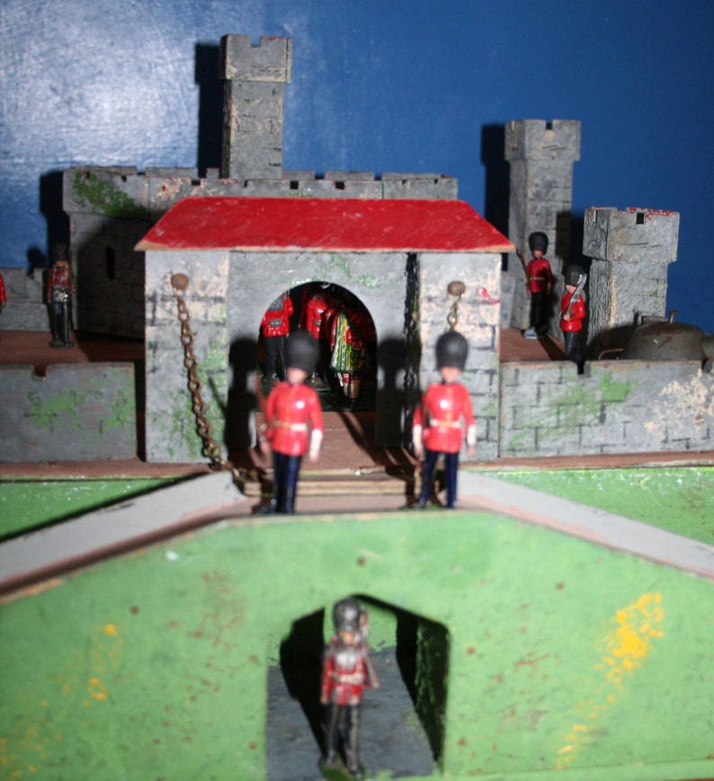 Stunning Vintage Tri-ang Fort Set Fold-away Castle1950's | Etsy