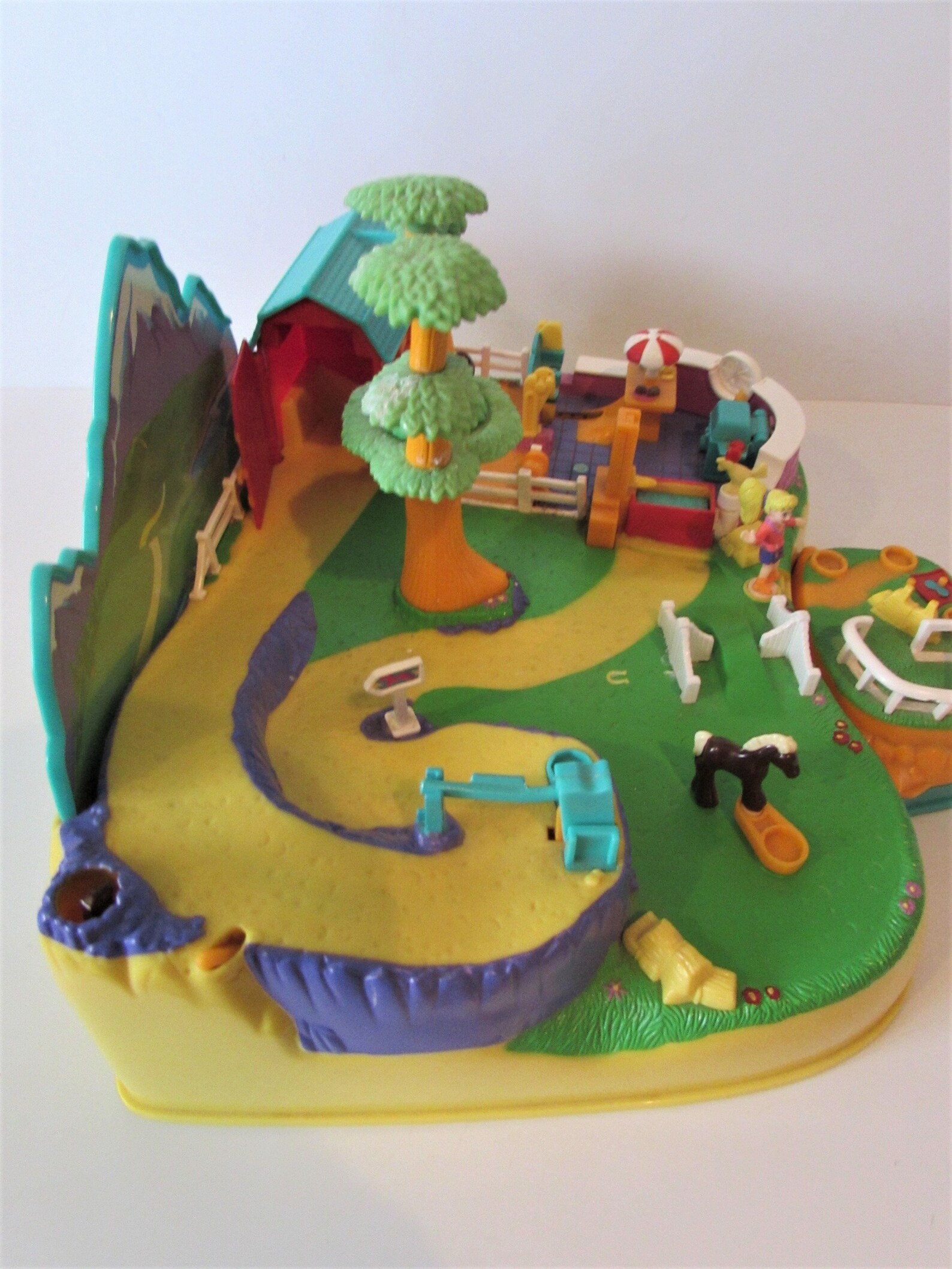 Vintage 1998 Polly Pocket Magical Moving Magnetic Horse Riding - Etsy