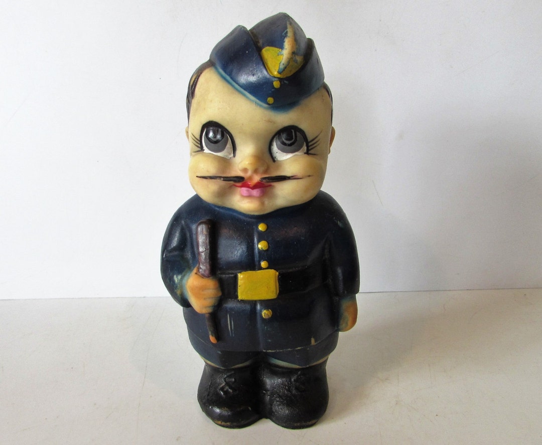 Beautiful Very Rare Unusual Vintage Rubber Squeaker Doll - Not Working ...