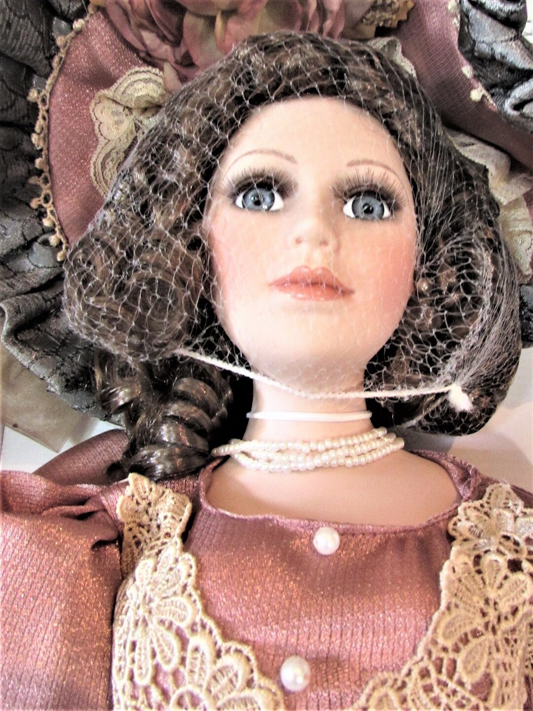 Very Large Beautiful Hand Made Porcelain Doll by 'the Knightsbridge ...