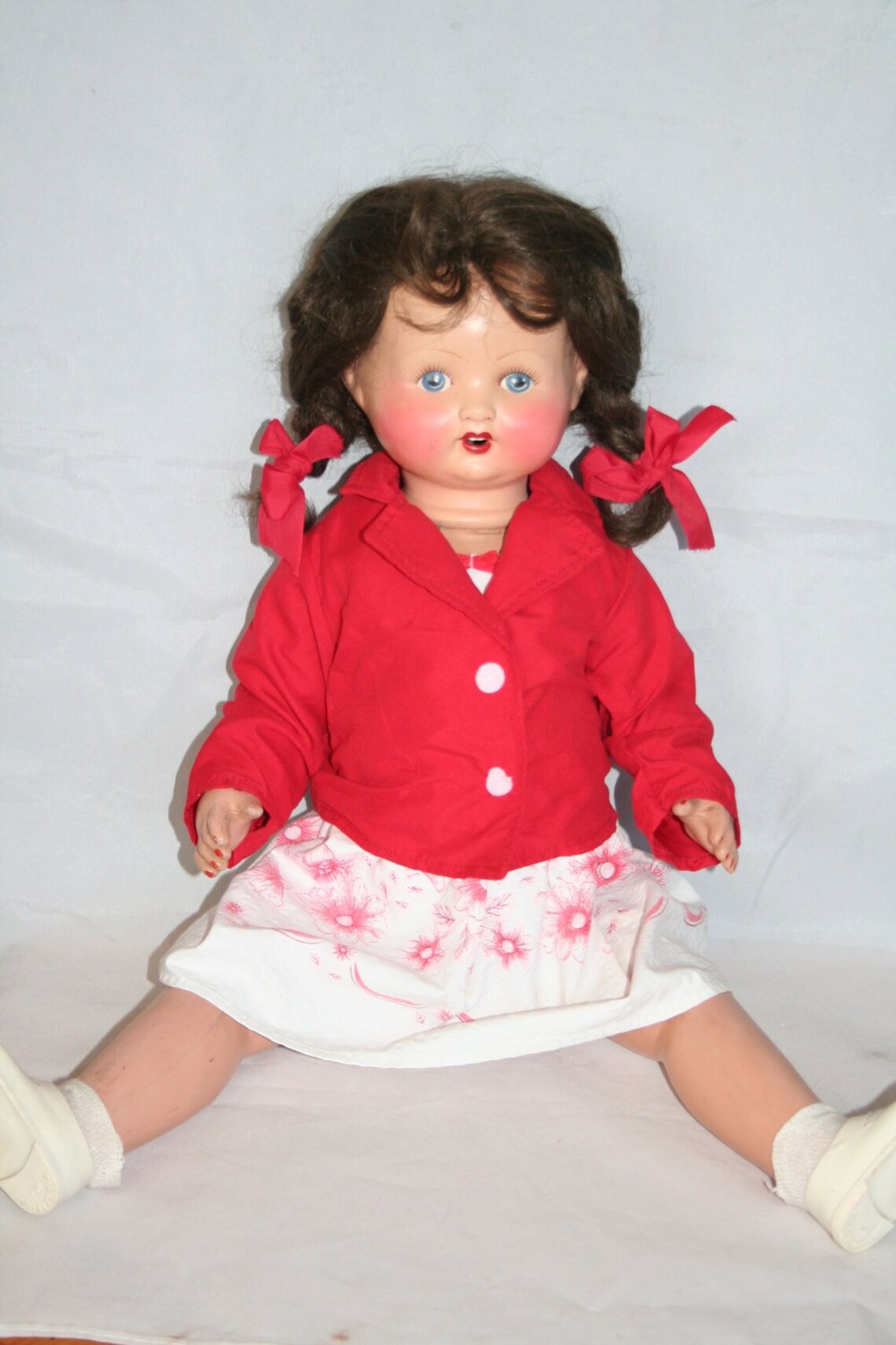 Large Vintage Composition Doll. | Etsy