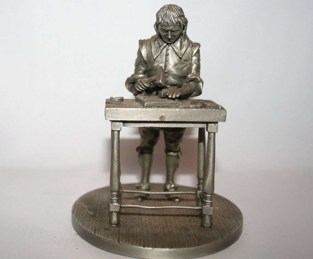 Stunning Small Metal Sculpture Figure 1984 /memsartshop. - Etsy