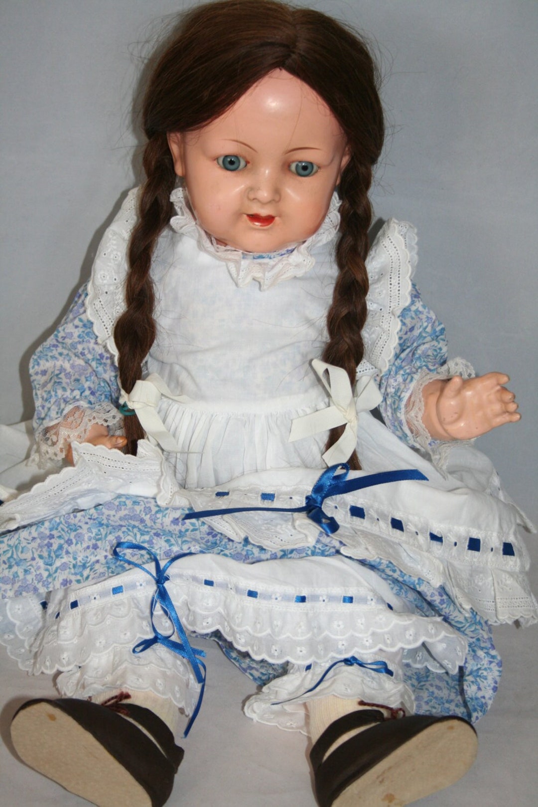 Large Vintage German Composite Doll 296 - Made in Germany. - Etsy