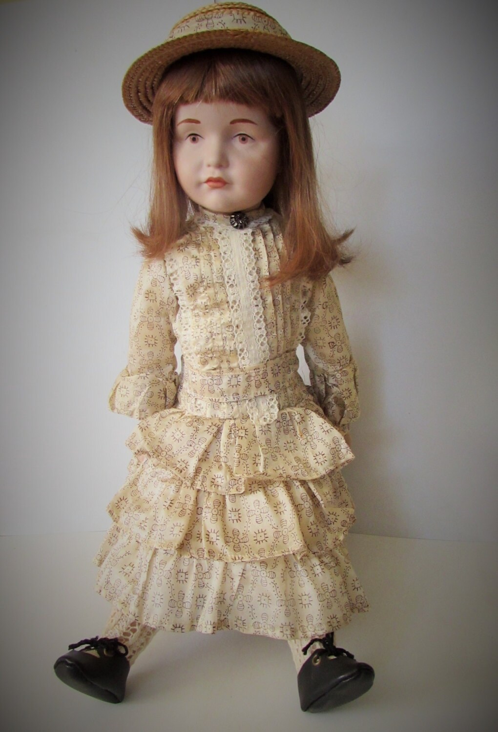 A Large Beautiful Reproduction Antique Bisque/Porcelain K.R. | Etsy