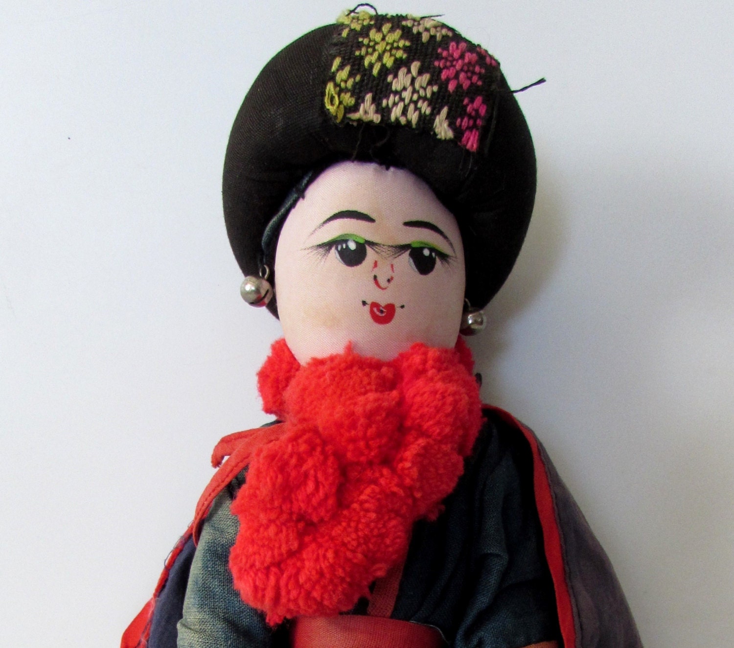 Pretty Rag Cloth Doll From Thailand. - Etsy
