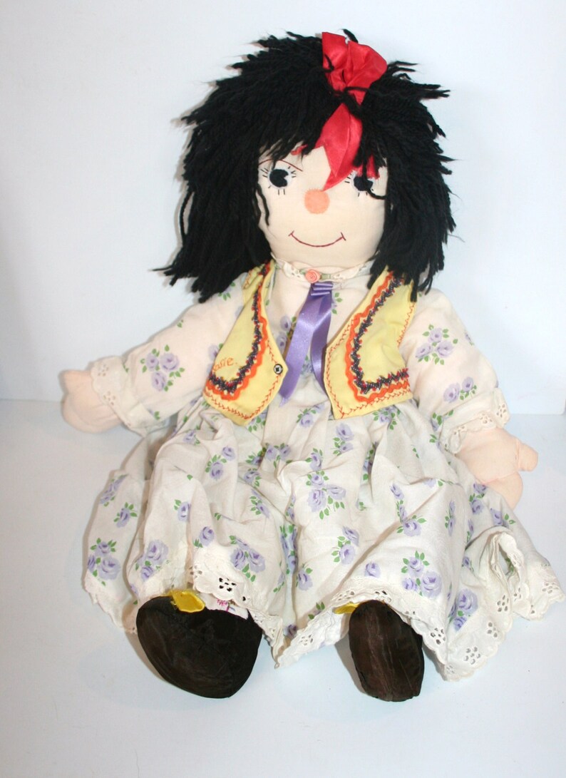 Large Vintage Rag Doll Called Rosie. - Etsy UK