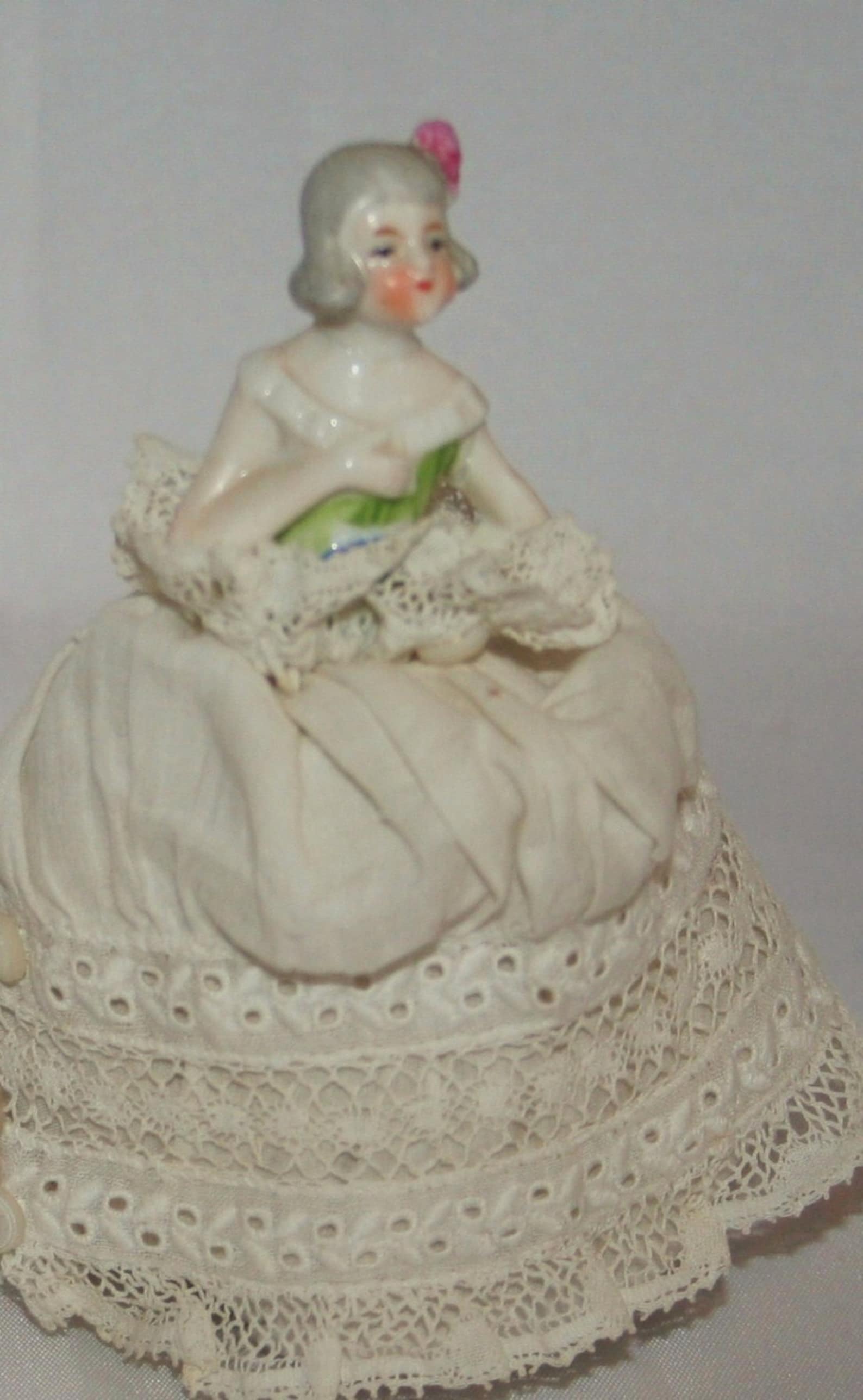 Two Stunning Little Vintage/antique Pin Cushion Dolls. - Etsy