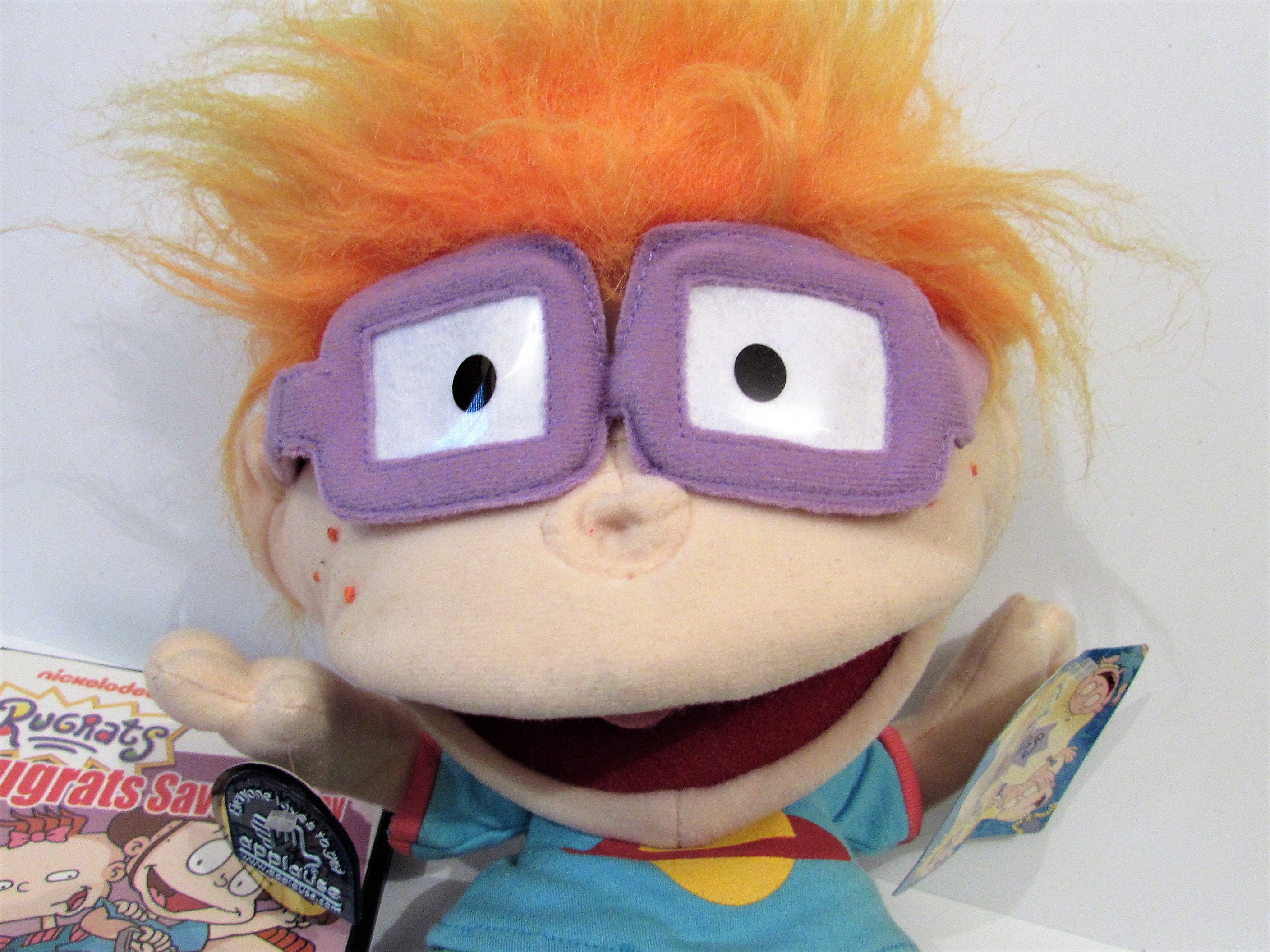Vintage Rugrats Chuckie Puppet Plush Doll Applause 1990s - Etsy UK