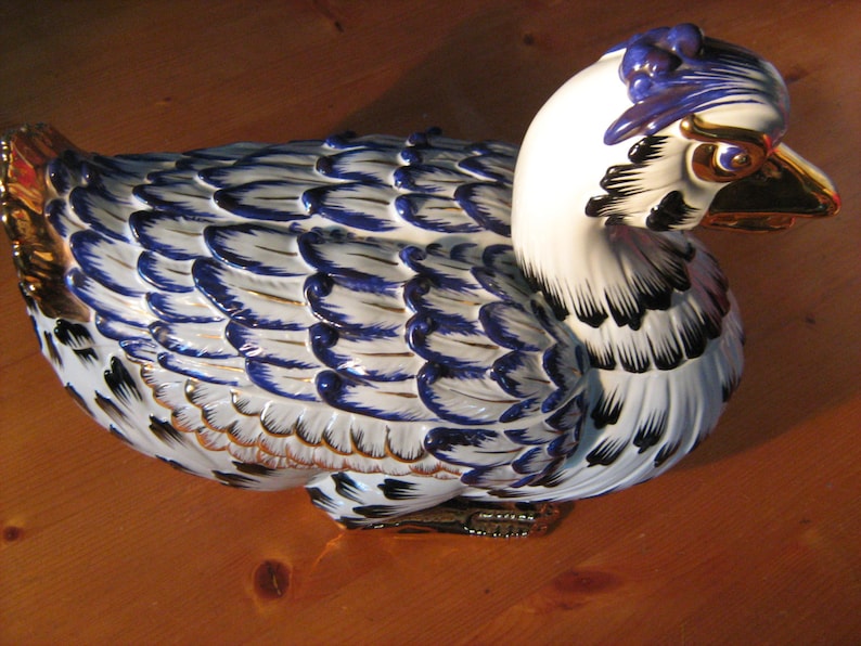 Large Ceramic Duck Egg Container.. - Etsy