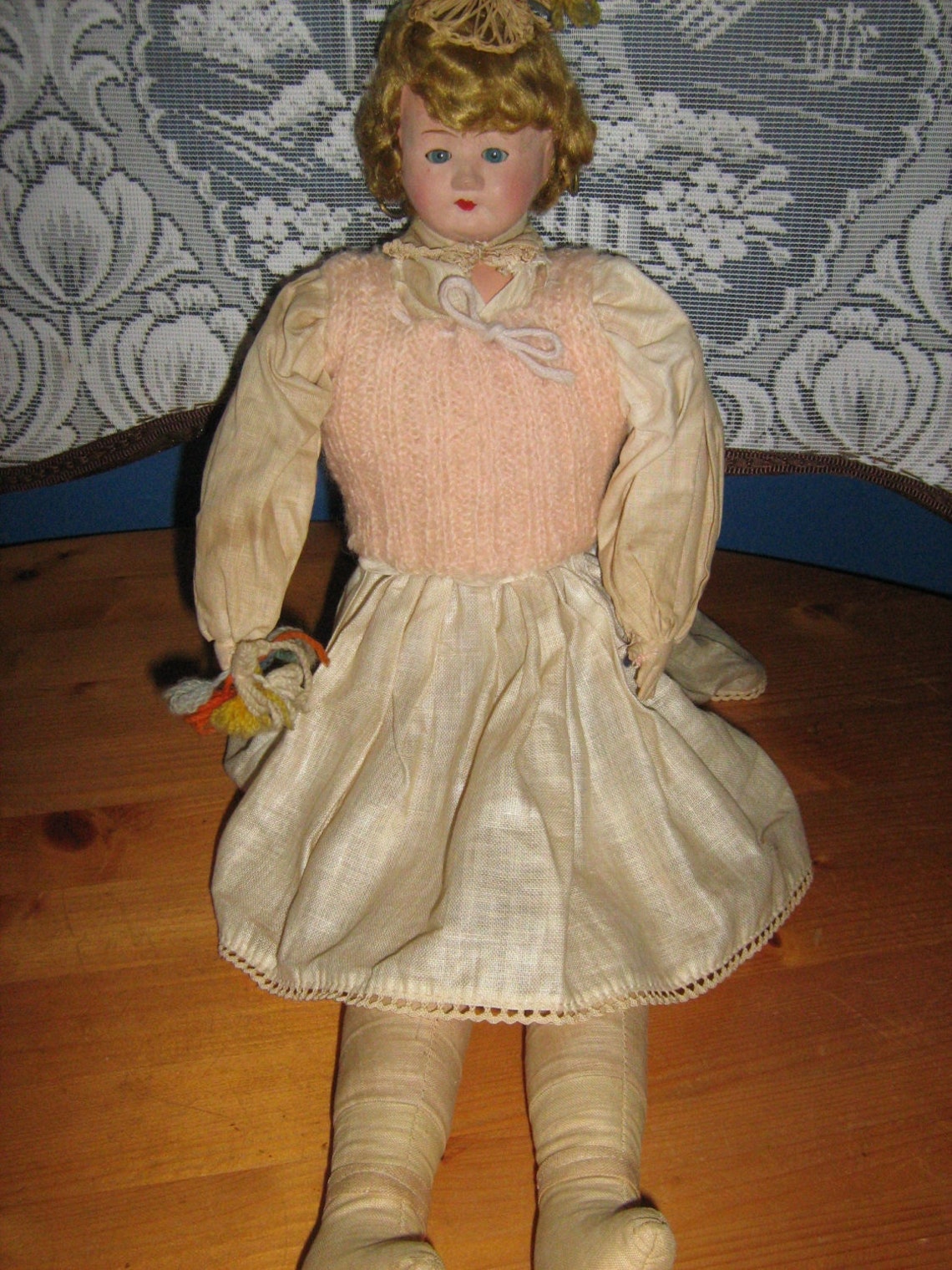 Beautiful Faced Antique Old Doll /memsartshop. - Etsy UK