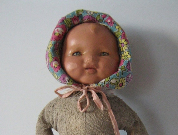 Wonderful Well Worn Old Pot Head Doll With Soft Body | Etsy