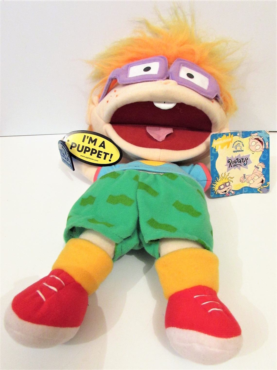 Vintage Rugrats Chuckie Puppet Plush Doll Applause 1990s | Etsy UK