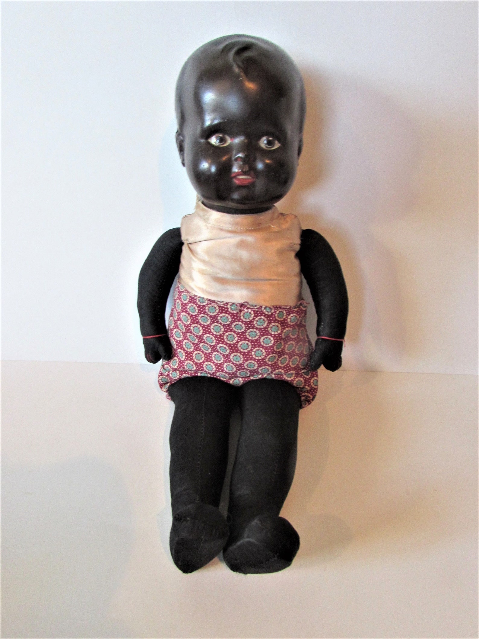 Vintage Pot Composite Doll With Hard Stuffed Cloth Body - Etsy