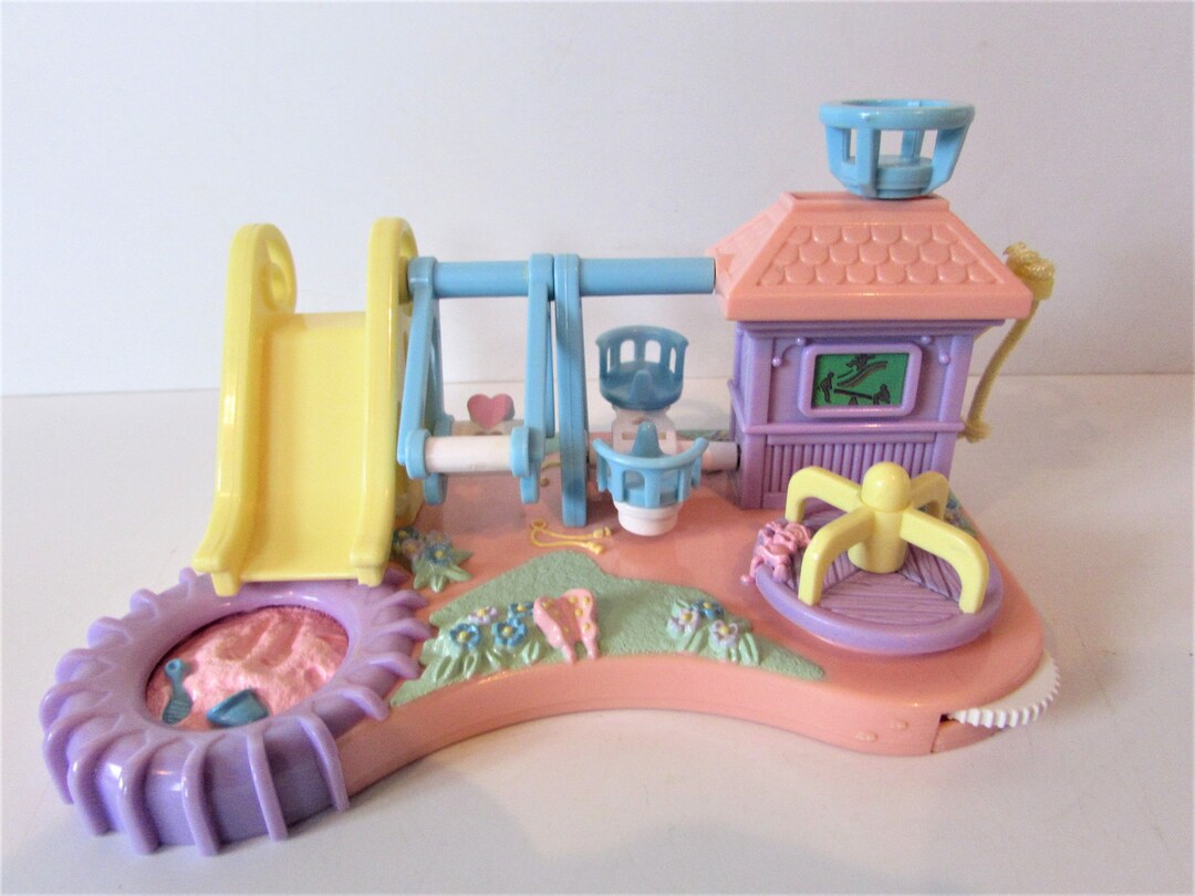 Vintage Bluebird Polly Pocket 1994 Mimi and the Goo Goos Swingset ...