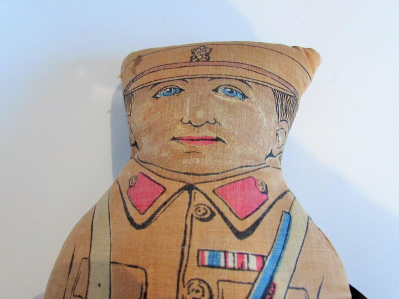 Large Vintage Cut Out Rag Doll Showing World War 1 Printed | Etsy