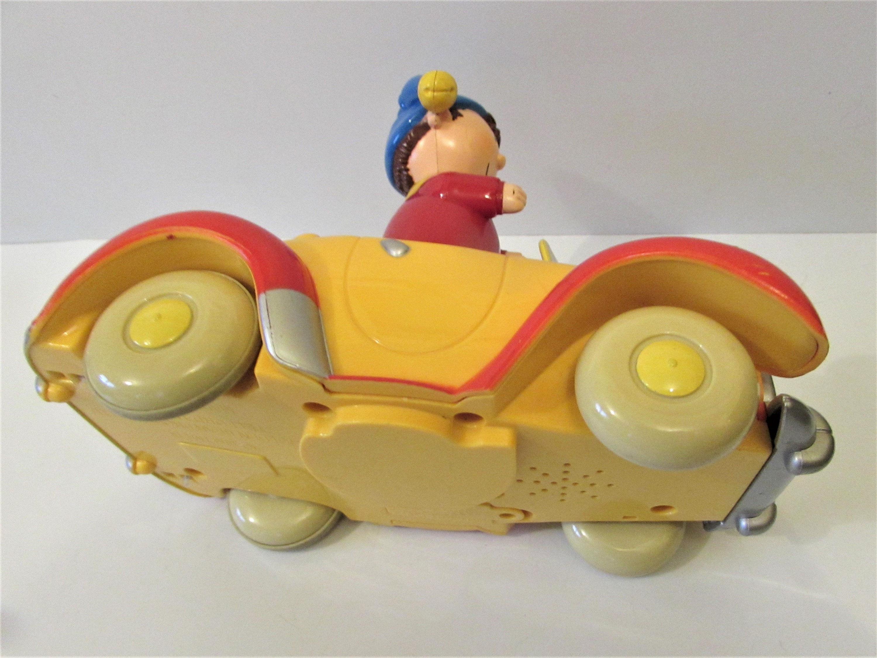 Vintage Large Retro Noddy Golden Bear Push Down and Go Car - Etsy UK