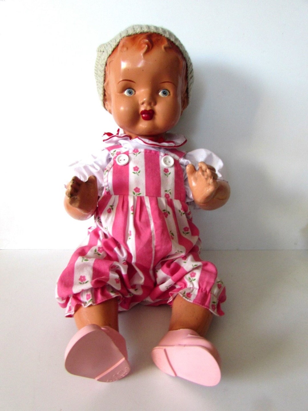 Large Vintage Composition/pot Doll /memsartshop. - Etsy