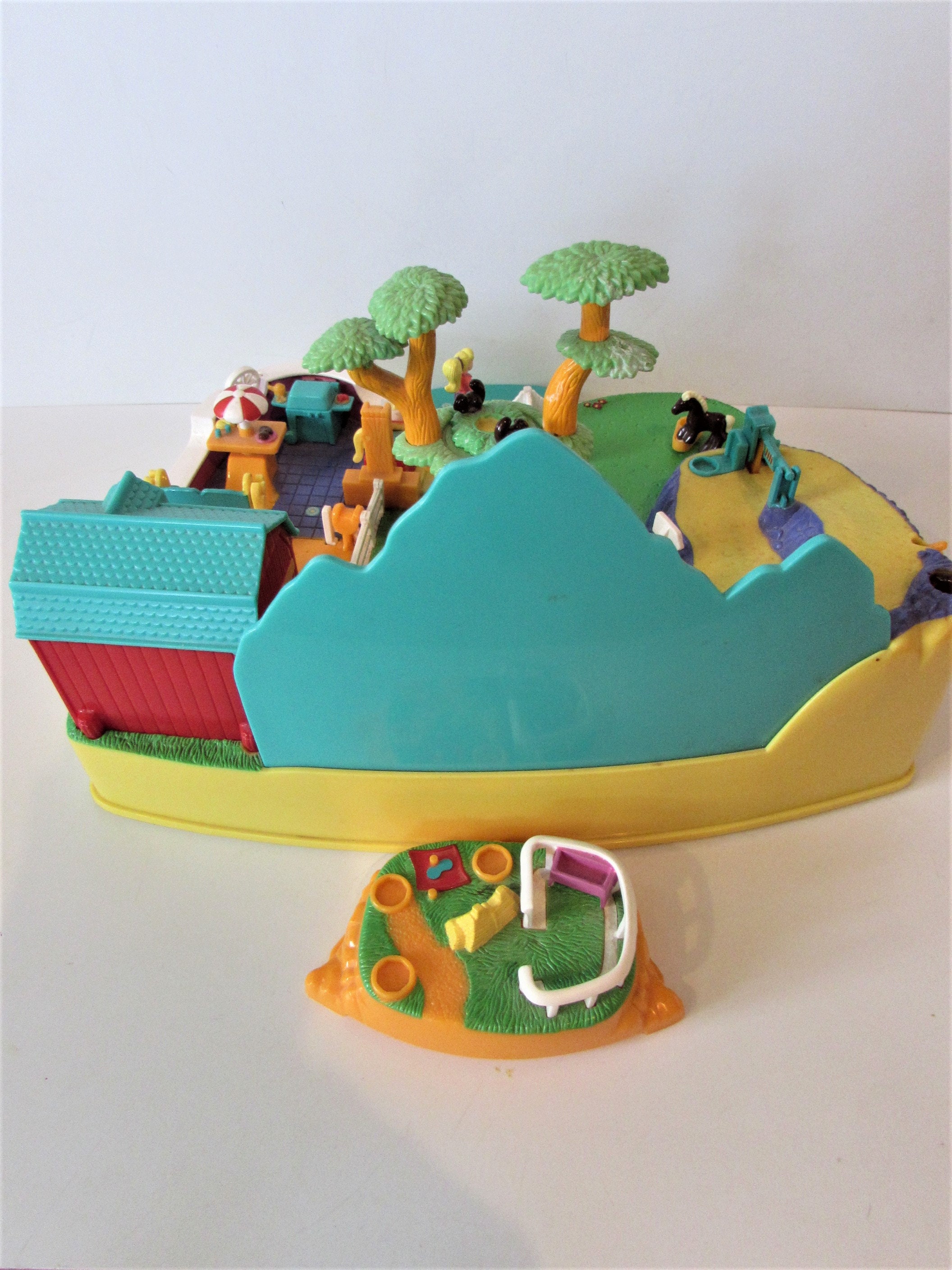 Vintage 1998 Polly Pocket Magical Moving Magnetic Horse Riding - Etsy
