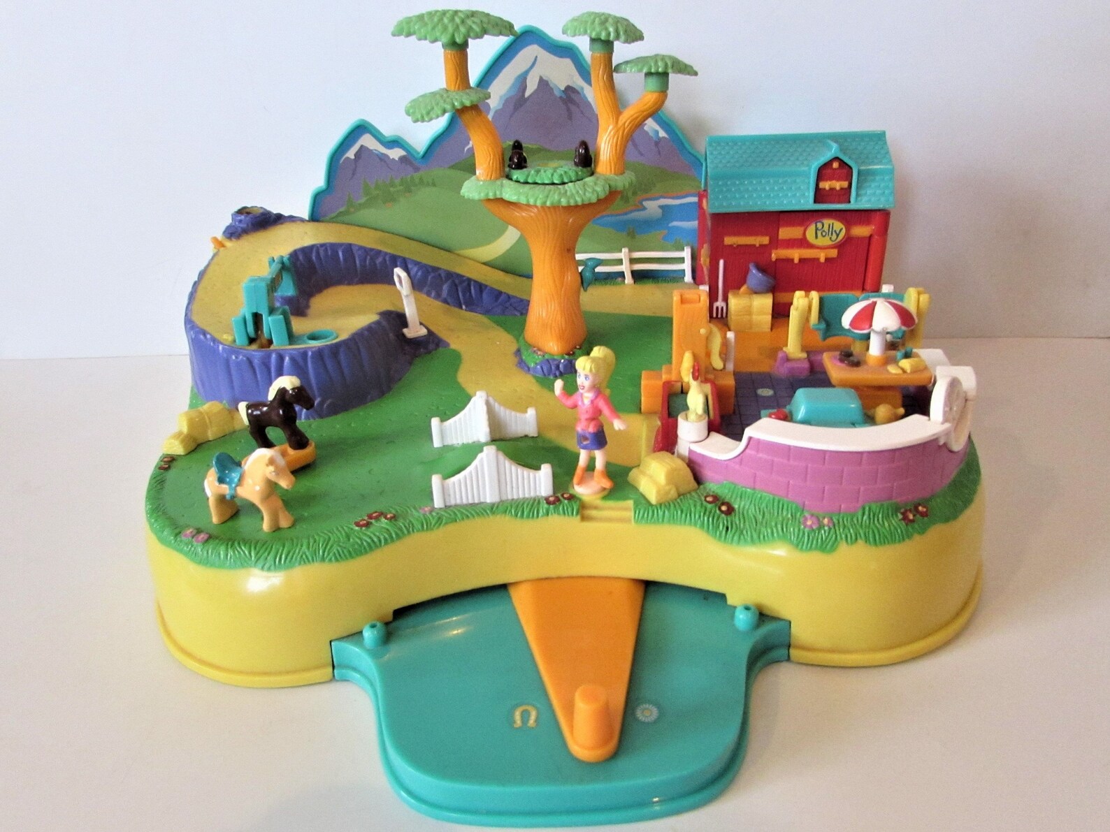 Vintage 1998 Polly Pocket Magical Moving Magnetic Horse Riding - Etsy