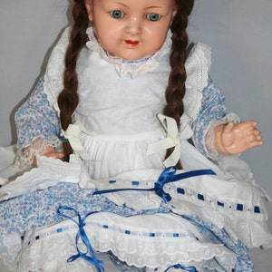 Large Vintage German Composite Doll 296 Made In Germany. | Etsy