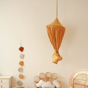 Canopy “ochre”,bed Canopy, Crib Canopy, Kids Room, Nursery, Canopy for ...