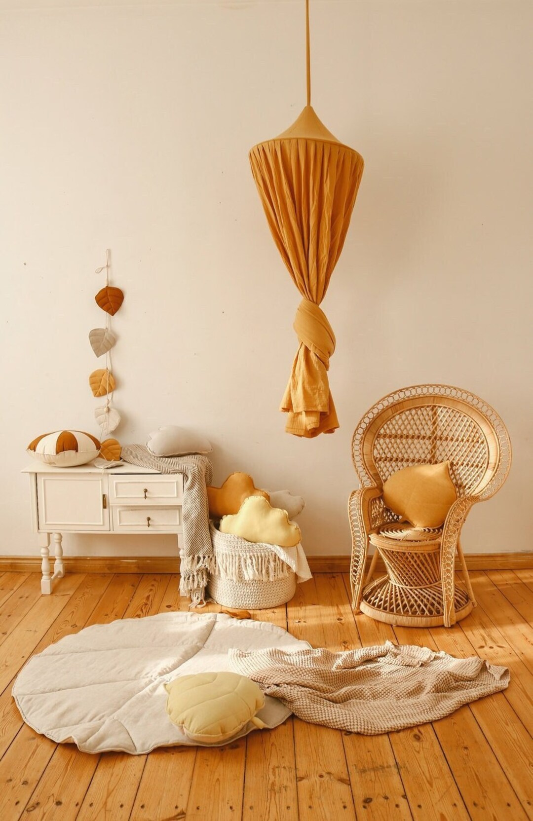 Canopy ochre,bed Canopy, Crib Canopy, Kids Room, Nursery, Canopy for ...