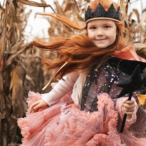 Two Sided Child's Cape "rainbow Stars", Girls Halloween Costume in ...