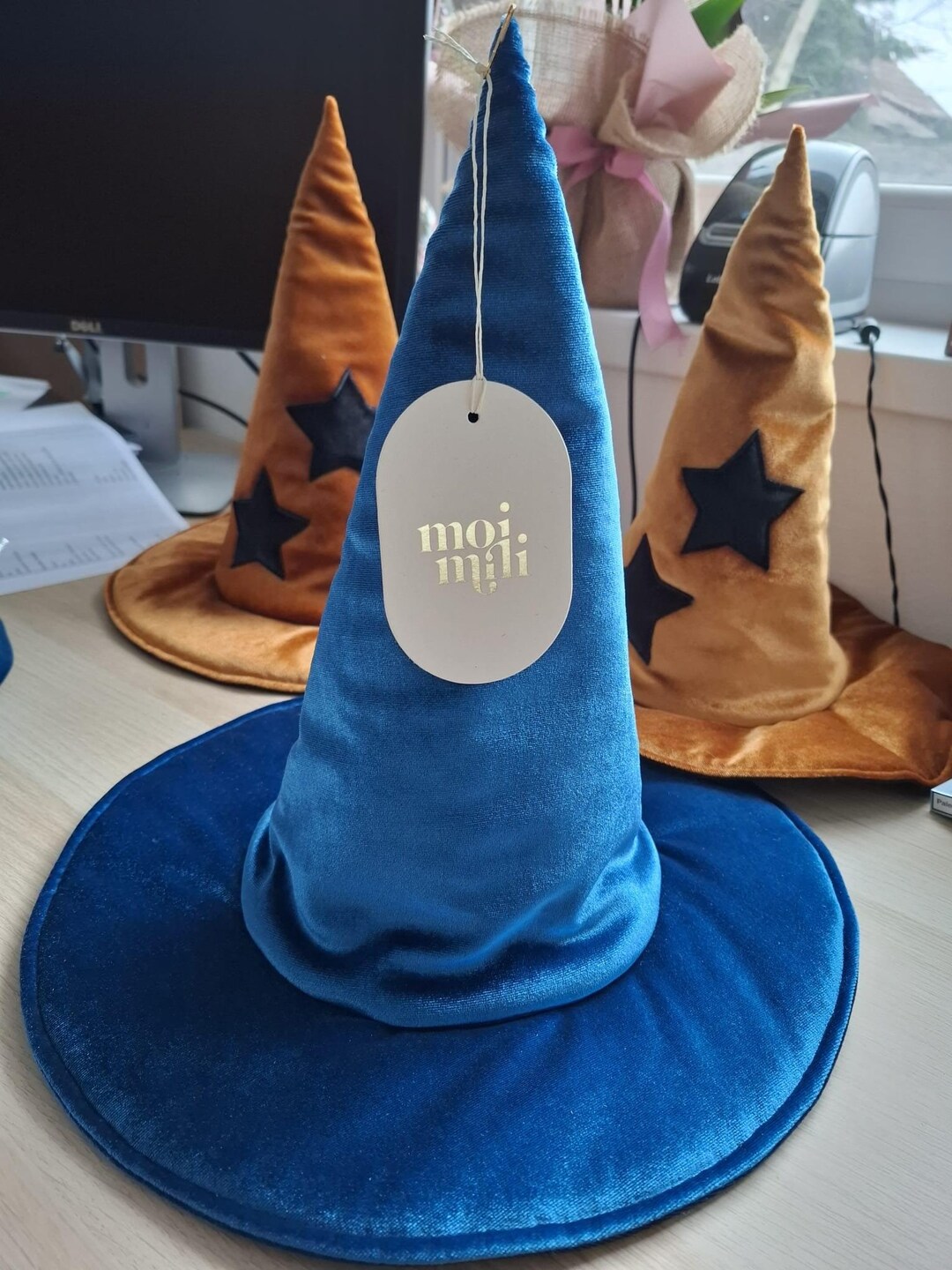 Wizzard Hat blue Magic Magic Hat, Halloween Costume for Child, Carnival ...