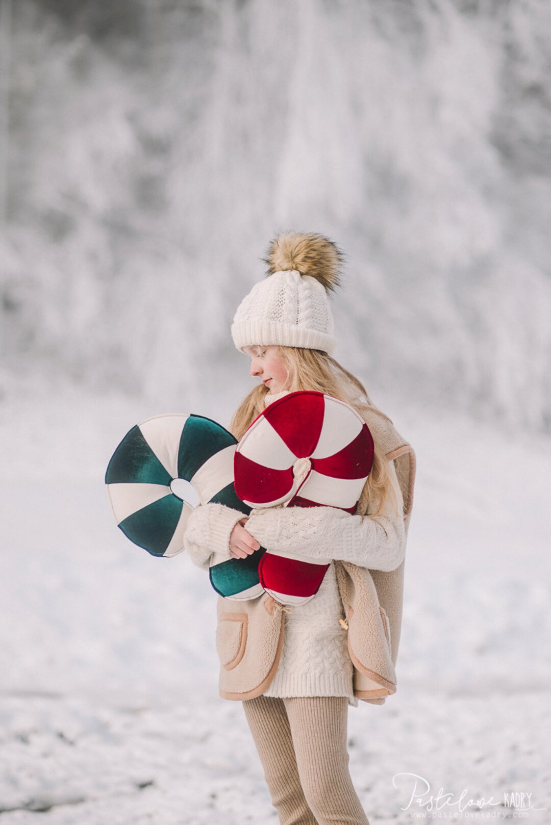Patchwork Pillow red Lollipop, Home Decor Cushion, Soft Pillow ...