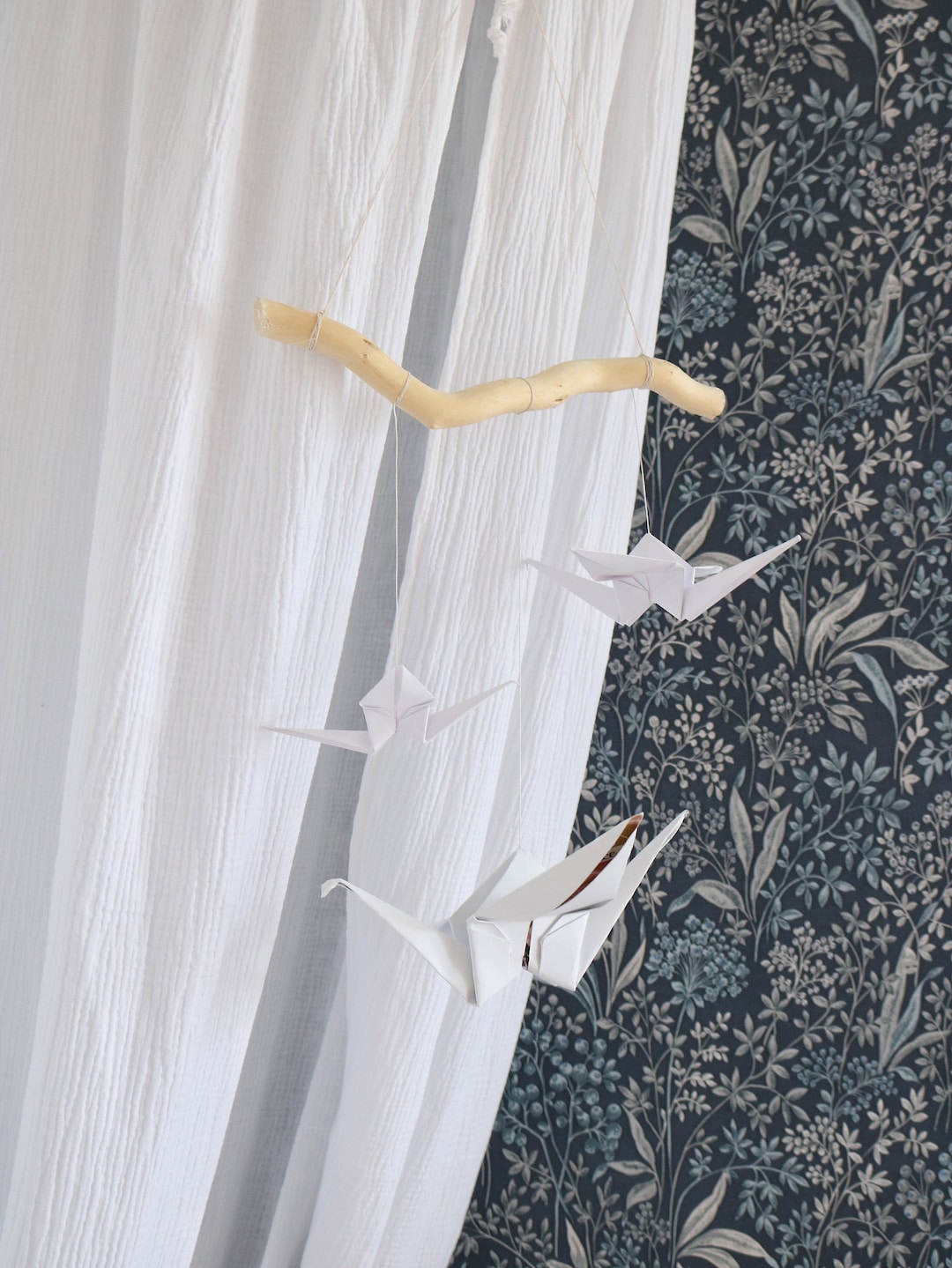 Origami Nursery Mobile “white”, Nursery Decoration, Baby's Room ...