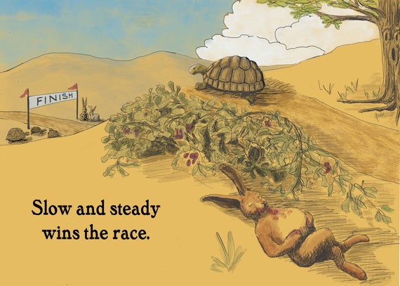 Aesop Fables The Tortoise And The Hare