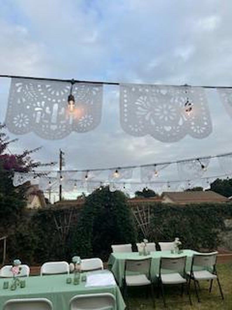 Pink Papel Picado Banner Baby Shower Cielito Lindo Fiesta Theme Garland ...