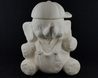 Elephant cookie jar | Etsy