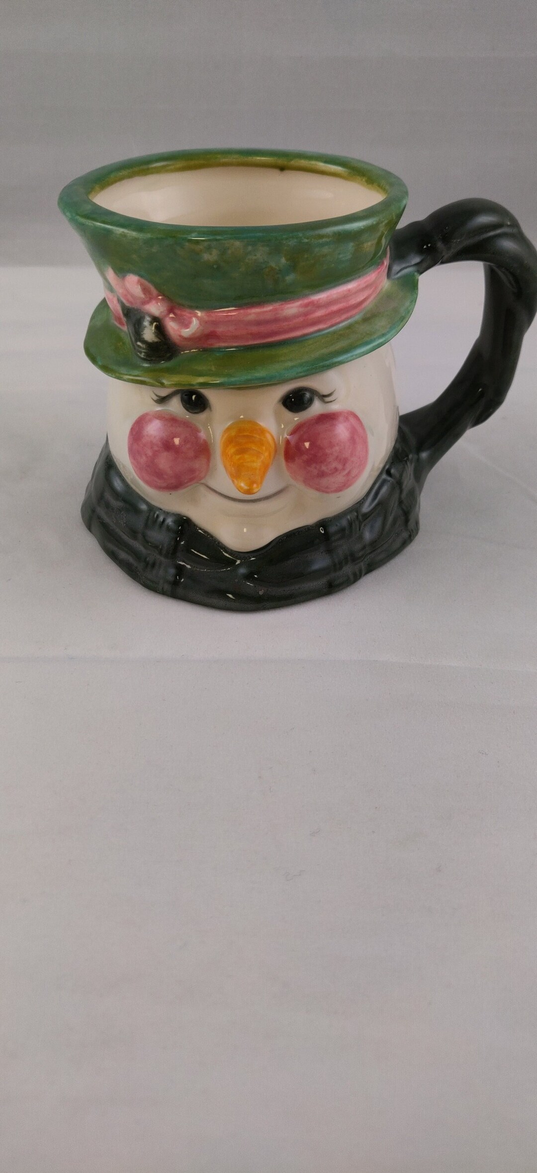 Ceramic Snowman Mug, Ceramic Snowman Cup, Coffee Cup, Coffee Mug ...