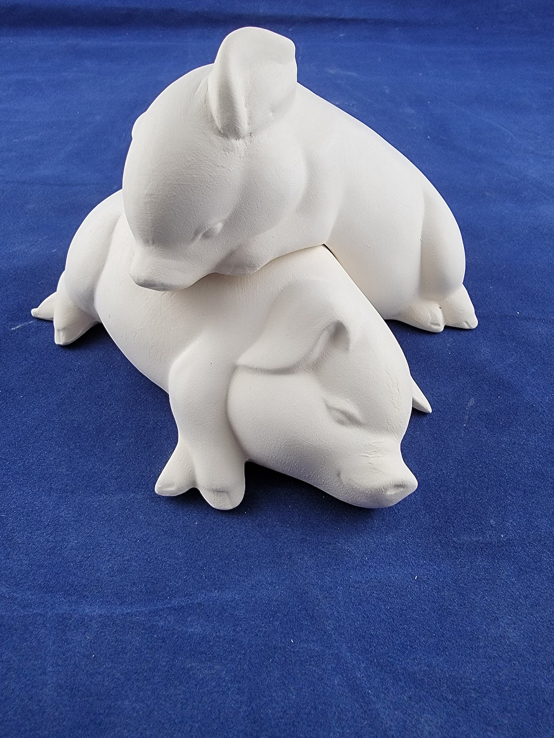 Ceramic Pigs Ceramic Sleeping Piglets Ceramic Piglets - Etsy