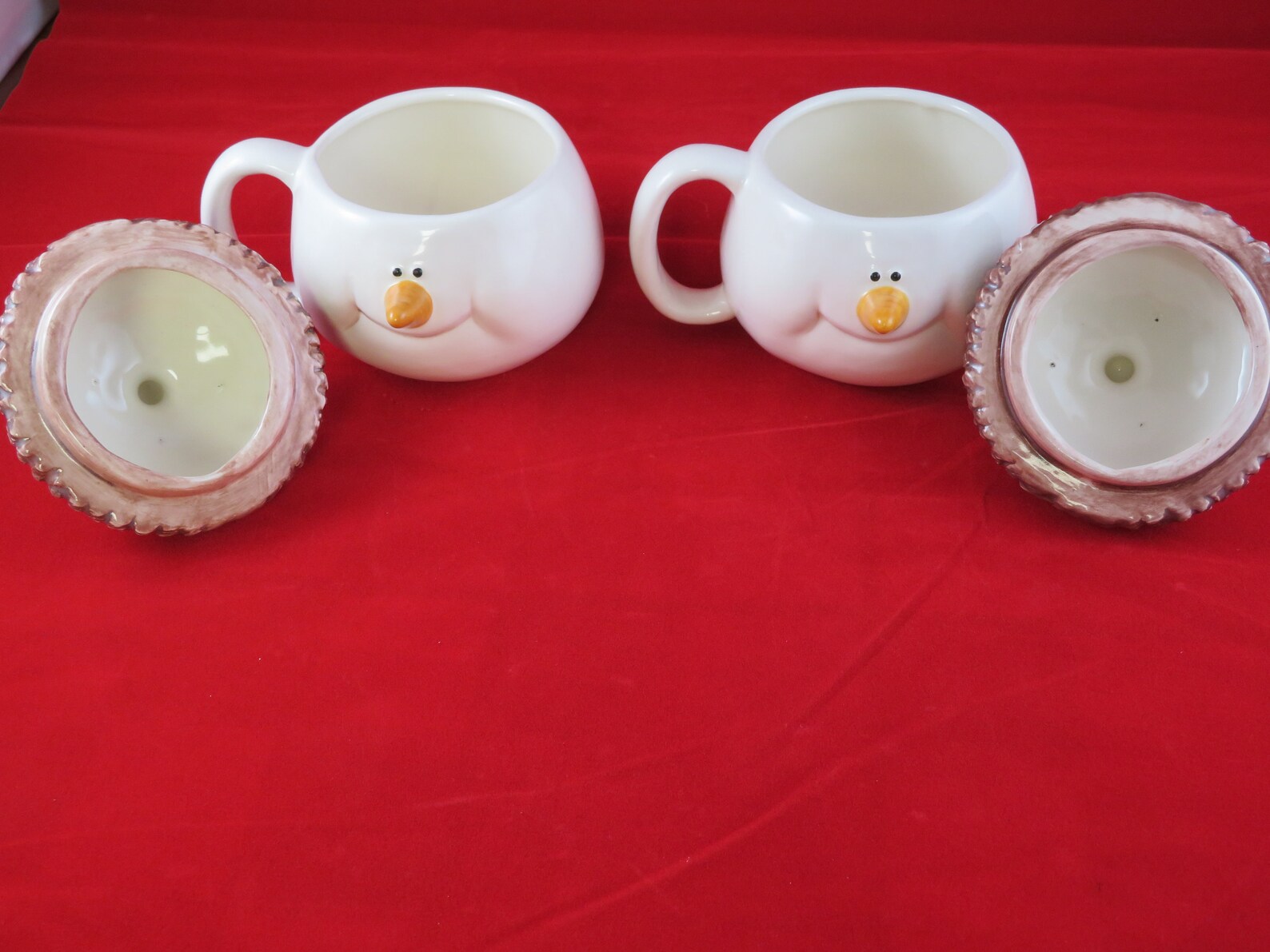 Ceramic Snowman Mug With Lid Ceramic Snowman Cup With Lid - Etsy