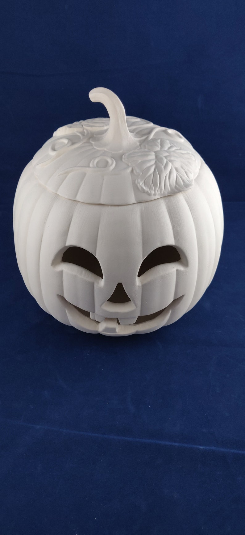 Ceramic Pumpkin Ceramic Jack-o-lantern Ready to paint | Etsy