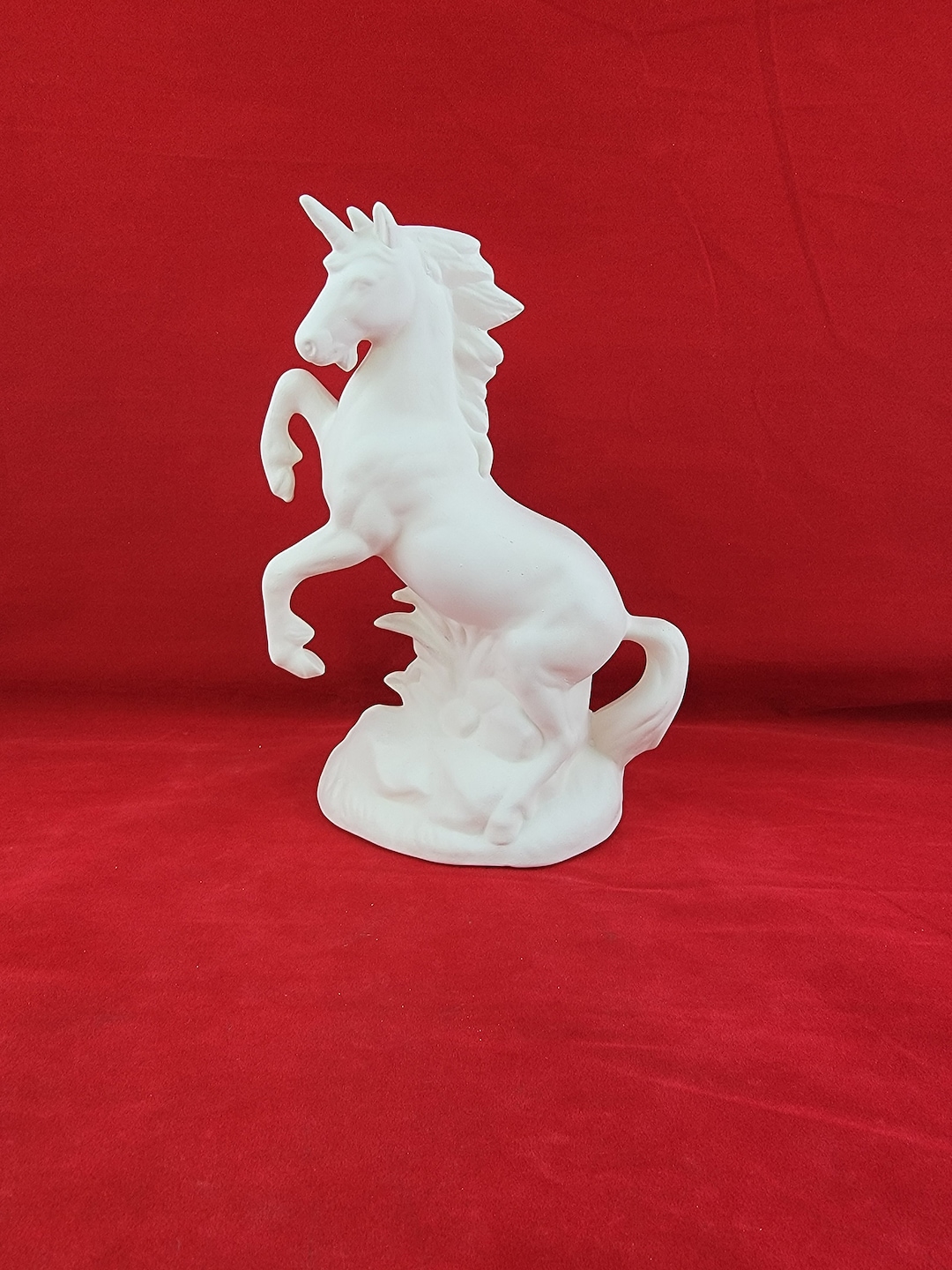 Ceramic Unicorn, Unicorn Figurine, Unicorn Figure, Ready to Paint ...