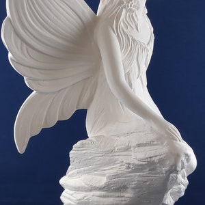 Ceramic Fairy, XL Fairy Figurine, Fairy Statue, Ceramic Fairy Statue ...